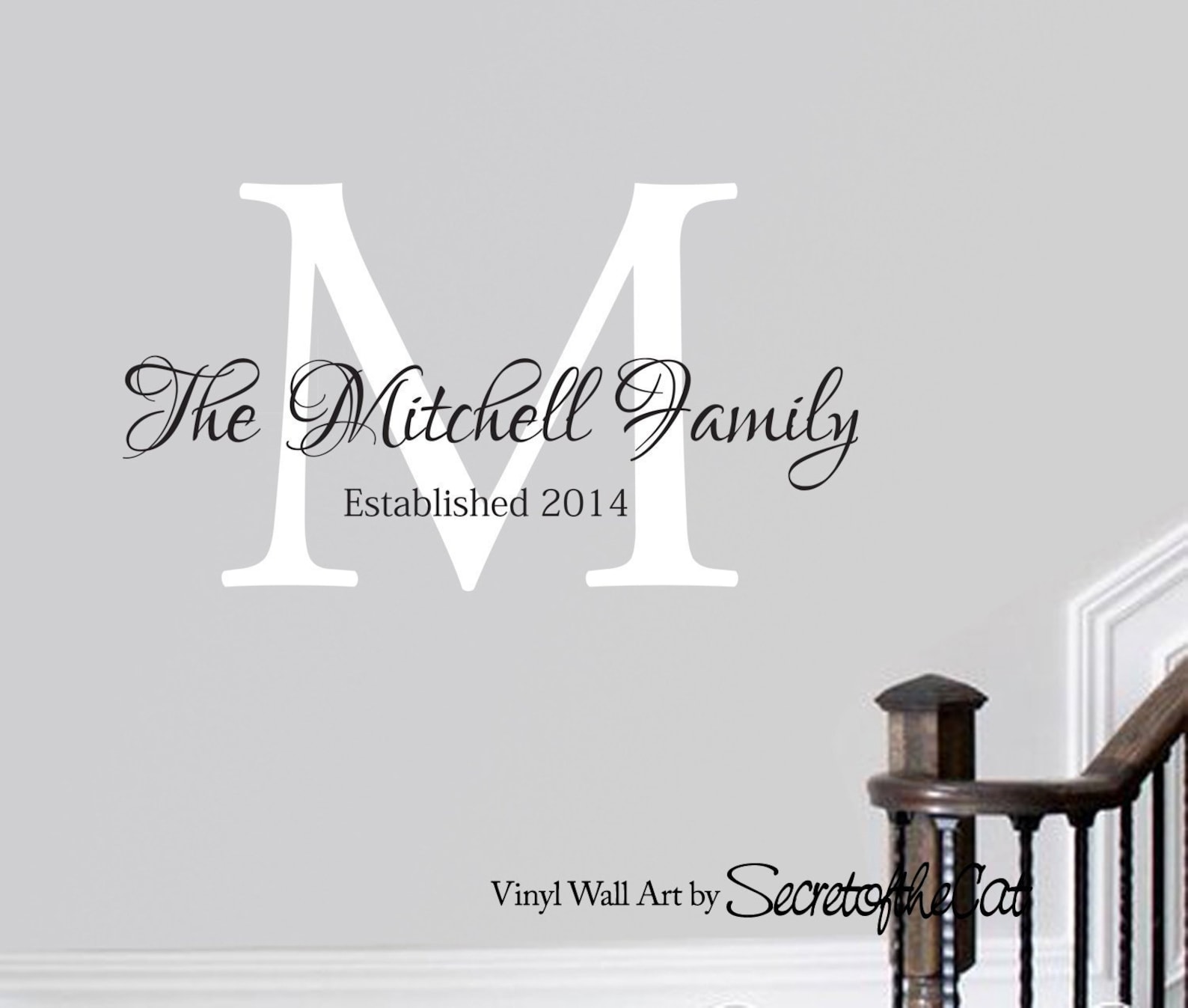 Family Name Decal-name Decal-personalized Family Name Wall Decal-name ...