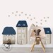 House Wall Decal, Peel and Stick Decals, Boho Houses Wall Sticker ...