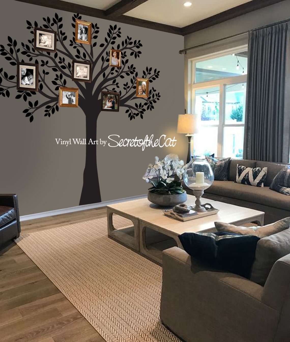 Family tree decal-Tree Wall Decal Wall DecalsFamily | Etsy