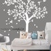 White Tree Wall Decal Tree Wall Decal Nursery Tree Decals - Etsy