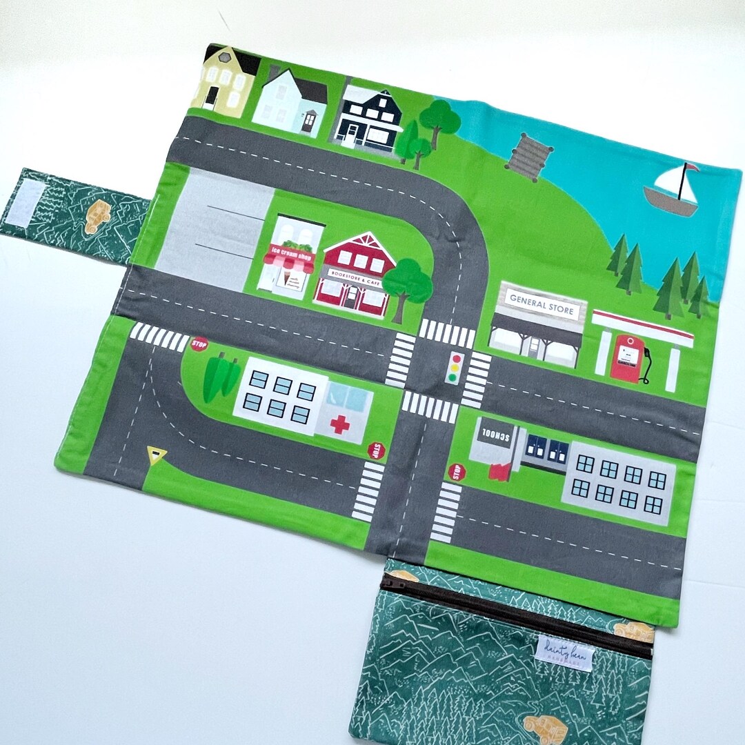 Lake City Play Mat - Fold up Travel Mat - Travel Toy -travel Game ...