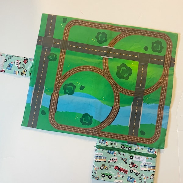 Train Play Mat - Etsy