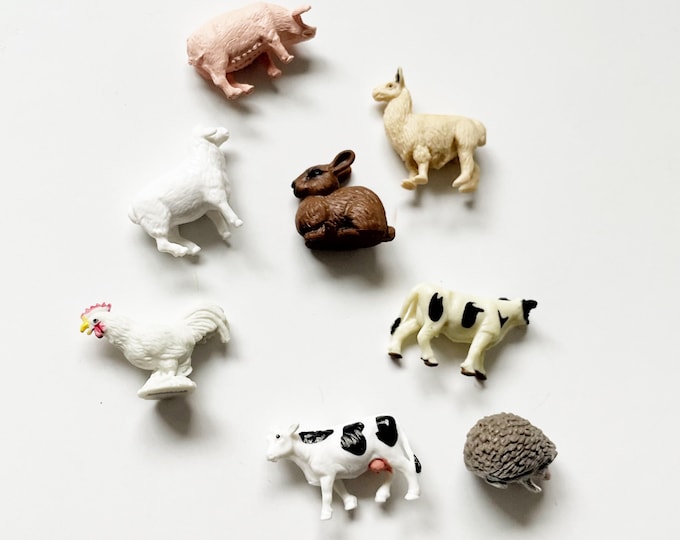 Tiny Farm Animals - Etsy
