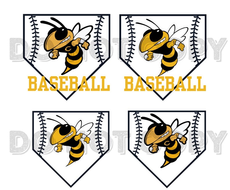 Hornet, Bee Mascot PNG, Instant Download Digital Download File Sports ...