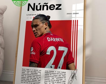 Darwin Nunez Poster - Etsy UK