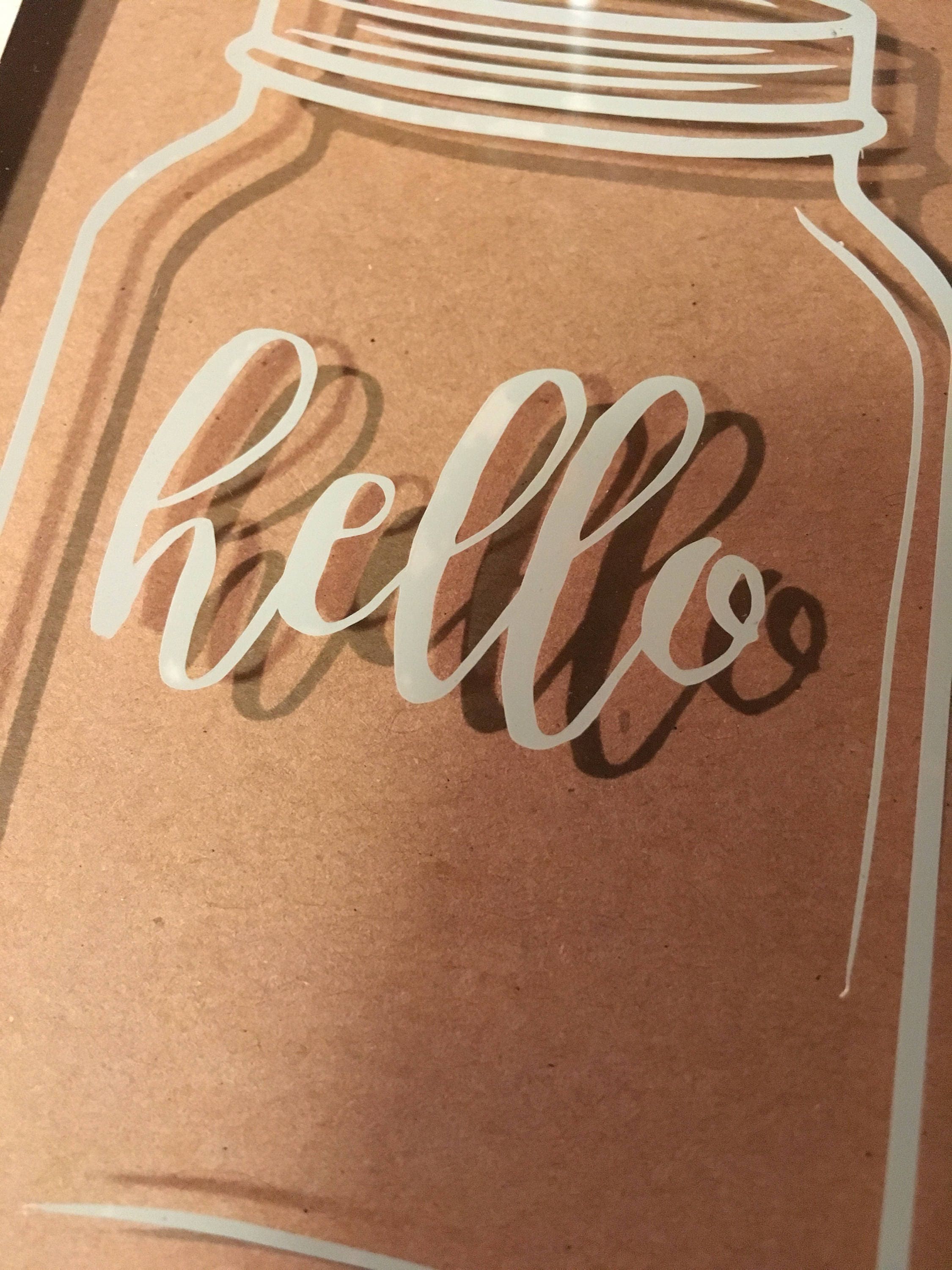 Hello SVG CUT FILE | Etsy