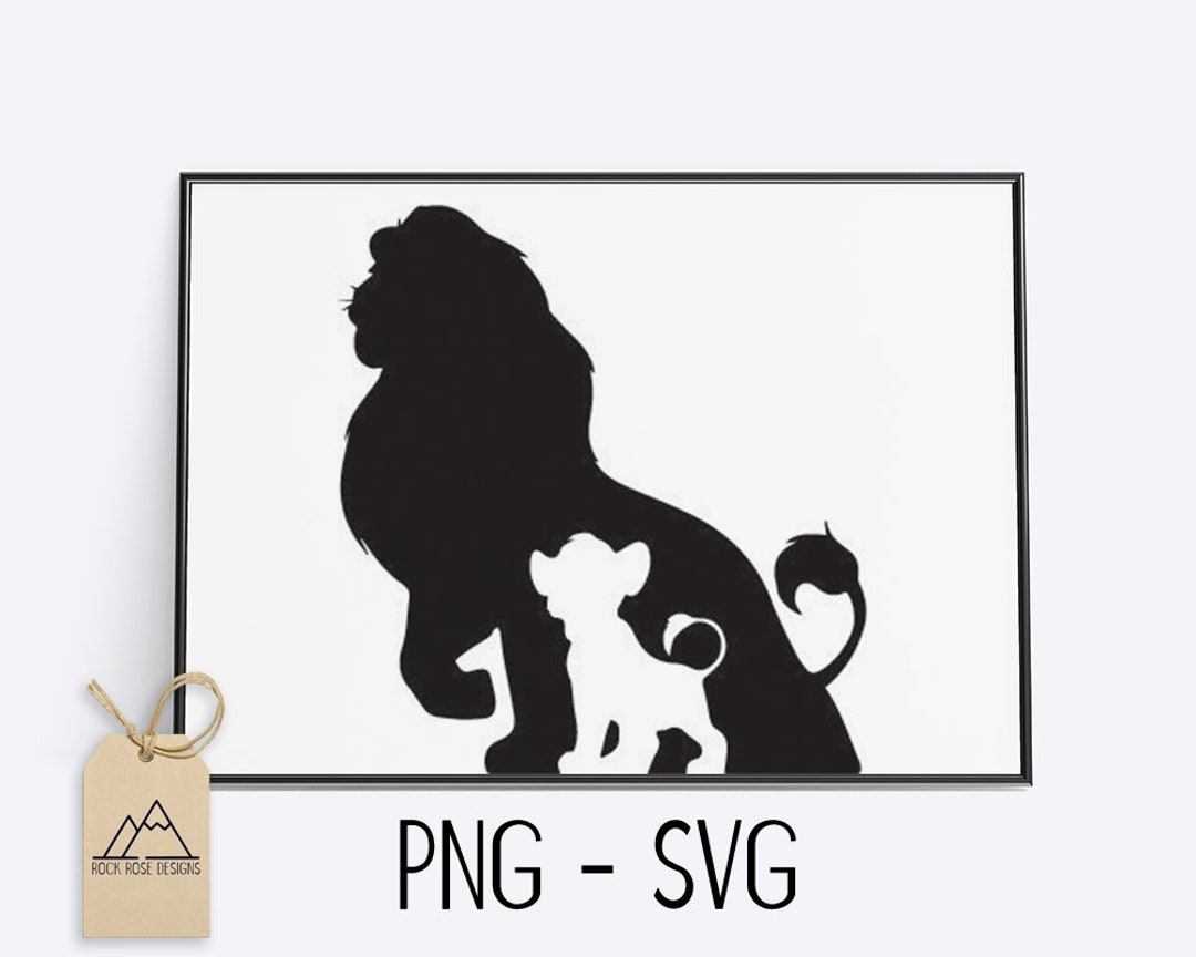 The Lion King Simba / Mufasa SVG CUT FILE - Etsy Schweiz