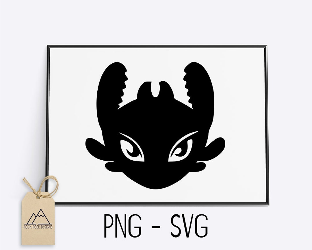 Night Fury / Toothless - SVG CUT FILE - Etsy