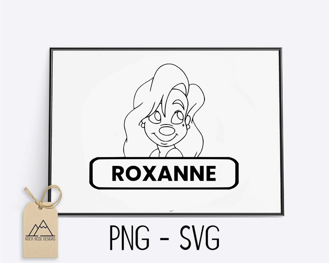 A Goofy Movie Roxanne - SVG Cut File - Etsy