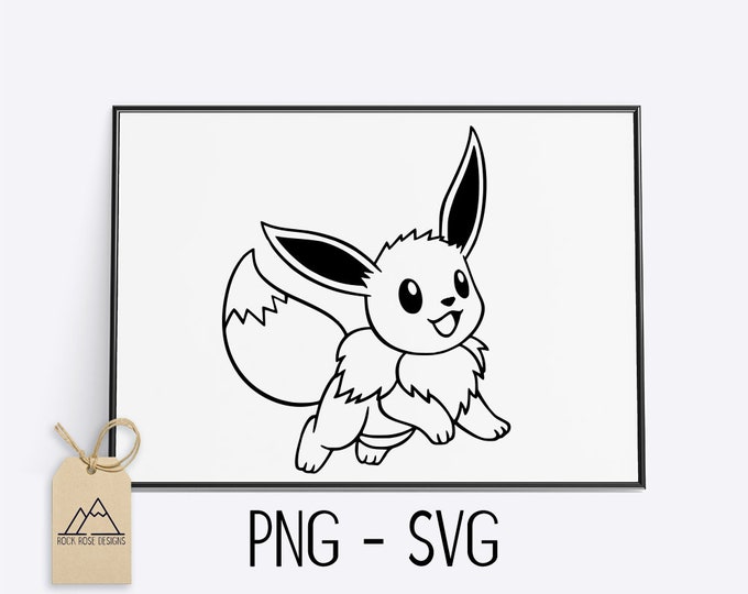Eevee SVG CUT FILE | Etsy