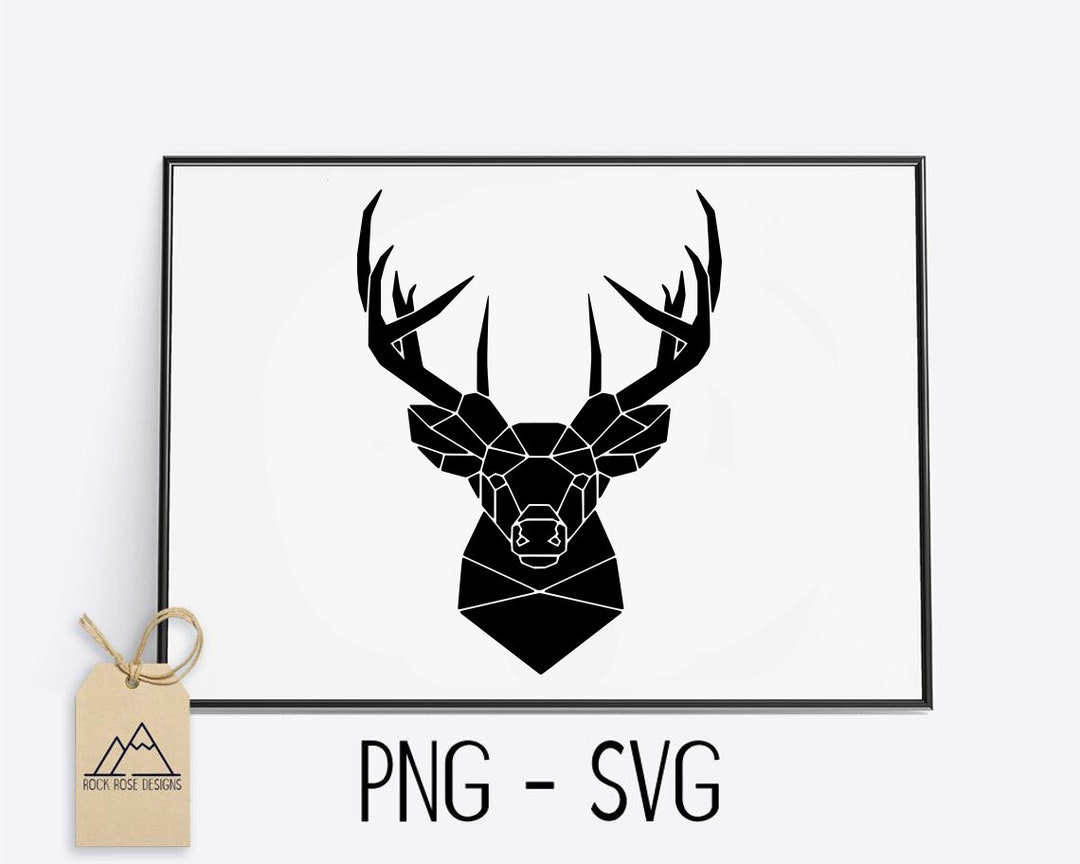 Stag Head - SVG CUT FILE - Etsy