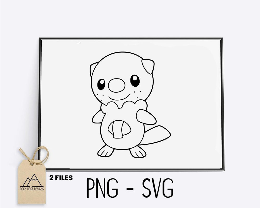 Oshawott - SVG CUT FILE - Etsy