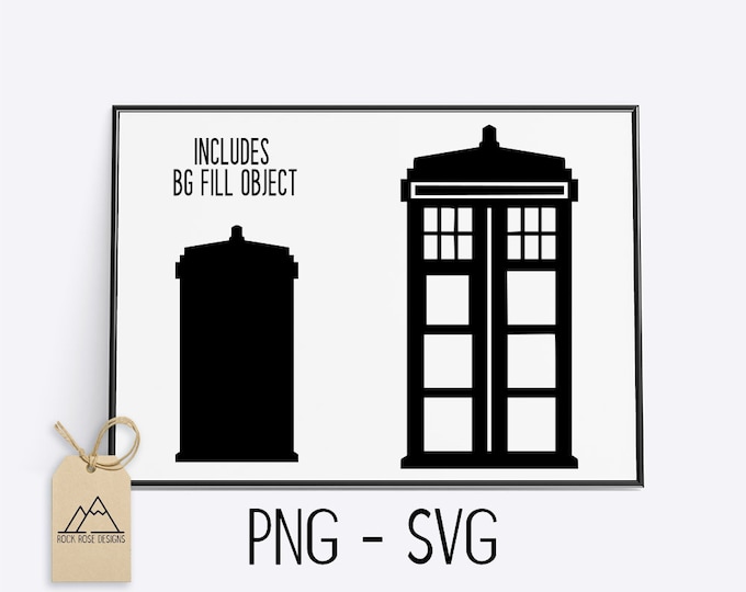 Dr. Who Tardis SVG CUT FILE - Etsy