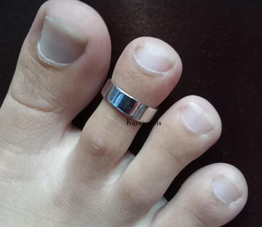 Adjustable Sterling Silver Toe Ring: Dainty Beach Jewelry Gift - Etsy