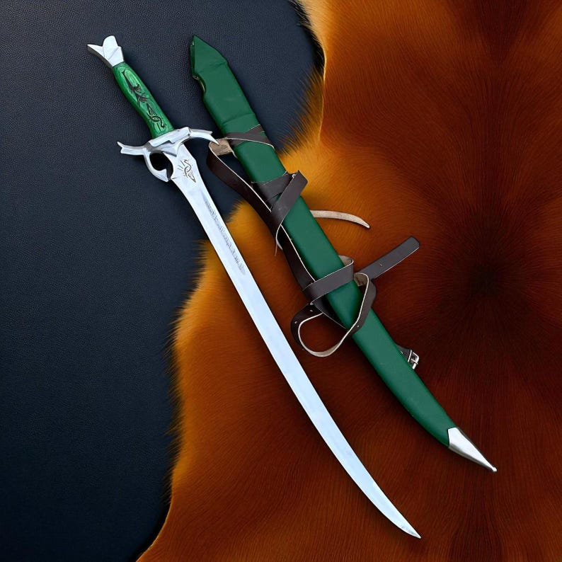 Hand Forged Wheel of Time Heron Mark Sword Replica - Handmade High ...