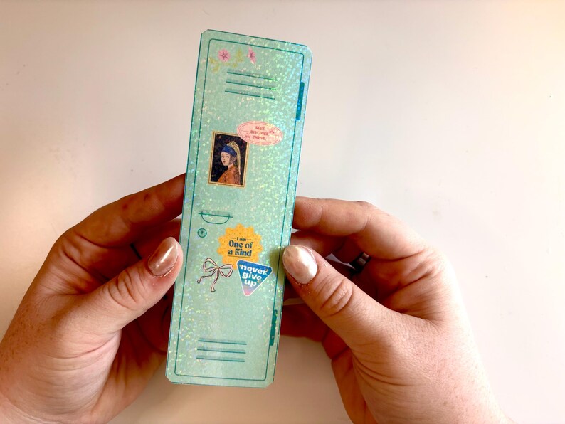 Girly Locker Bookmark-booktok,bookish, Cute, Sparkly, Coquette ...