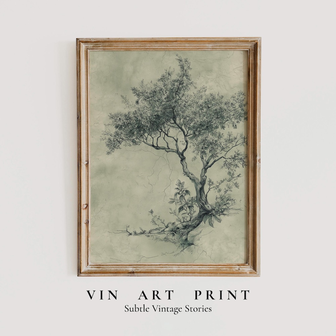 Printable Botanical Alder Tree Wall Art Nature Print - Etsy
