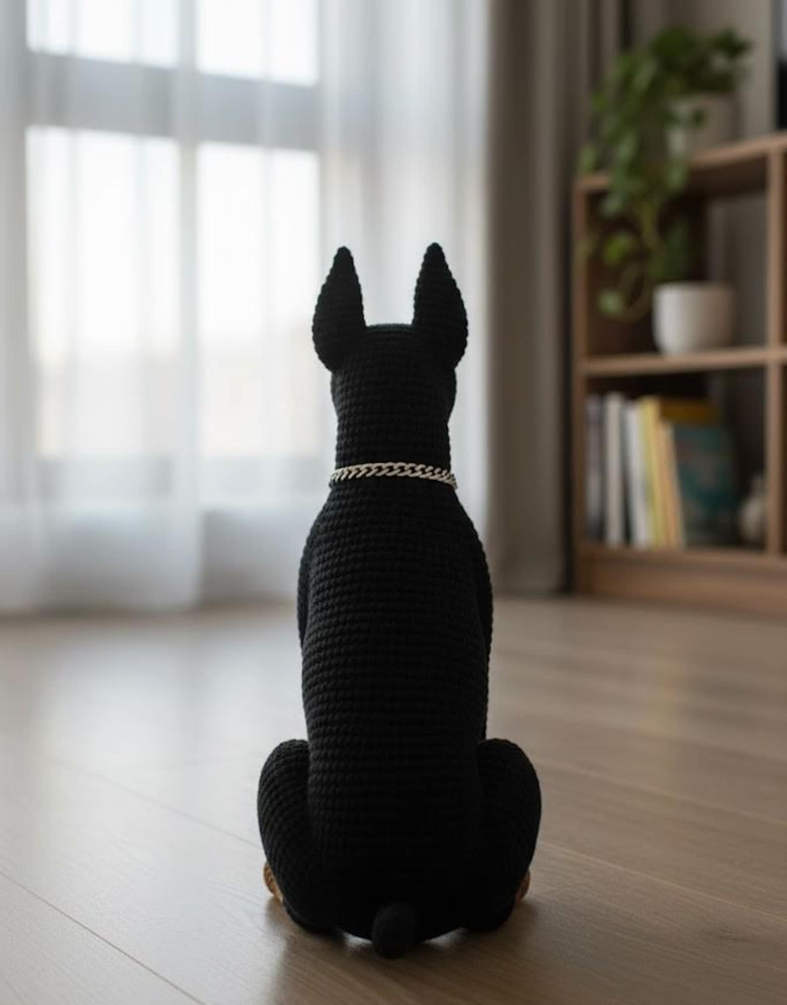 Realistic Doberman Amigurumi Pattern PDF Crochet Dog Black Brown Plush ...