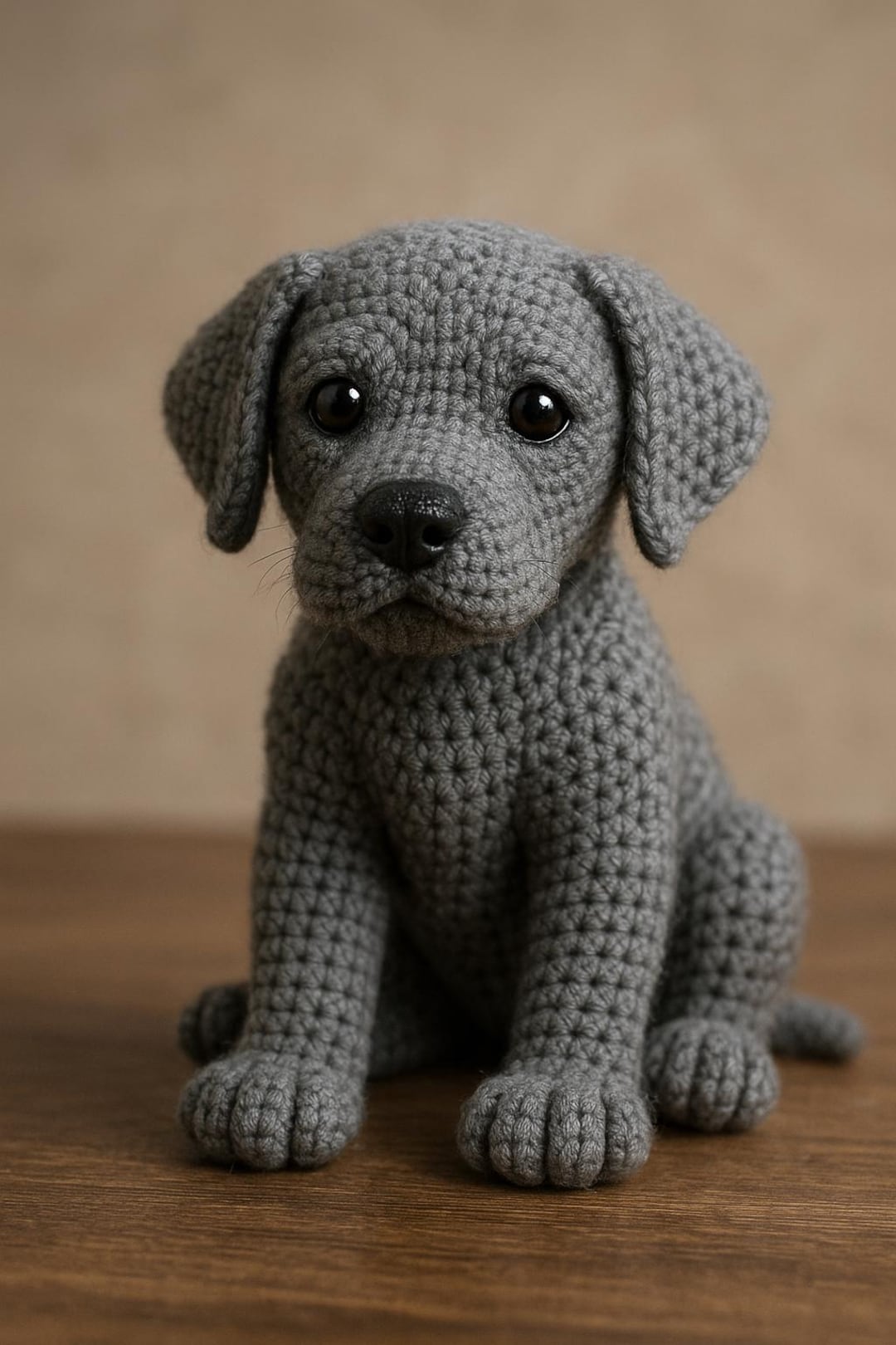 Realistic Labrador Amigurumi Crochet Pattern PDF, Grey Labrador Dog ...