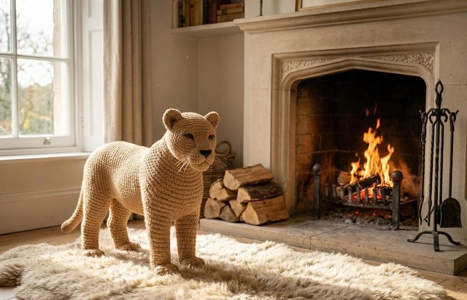 Realistic Lioness Amigurumi Crochet Pattern PDF • Life-size Jungle ...