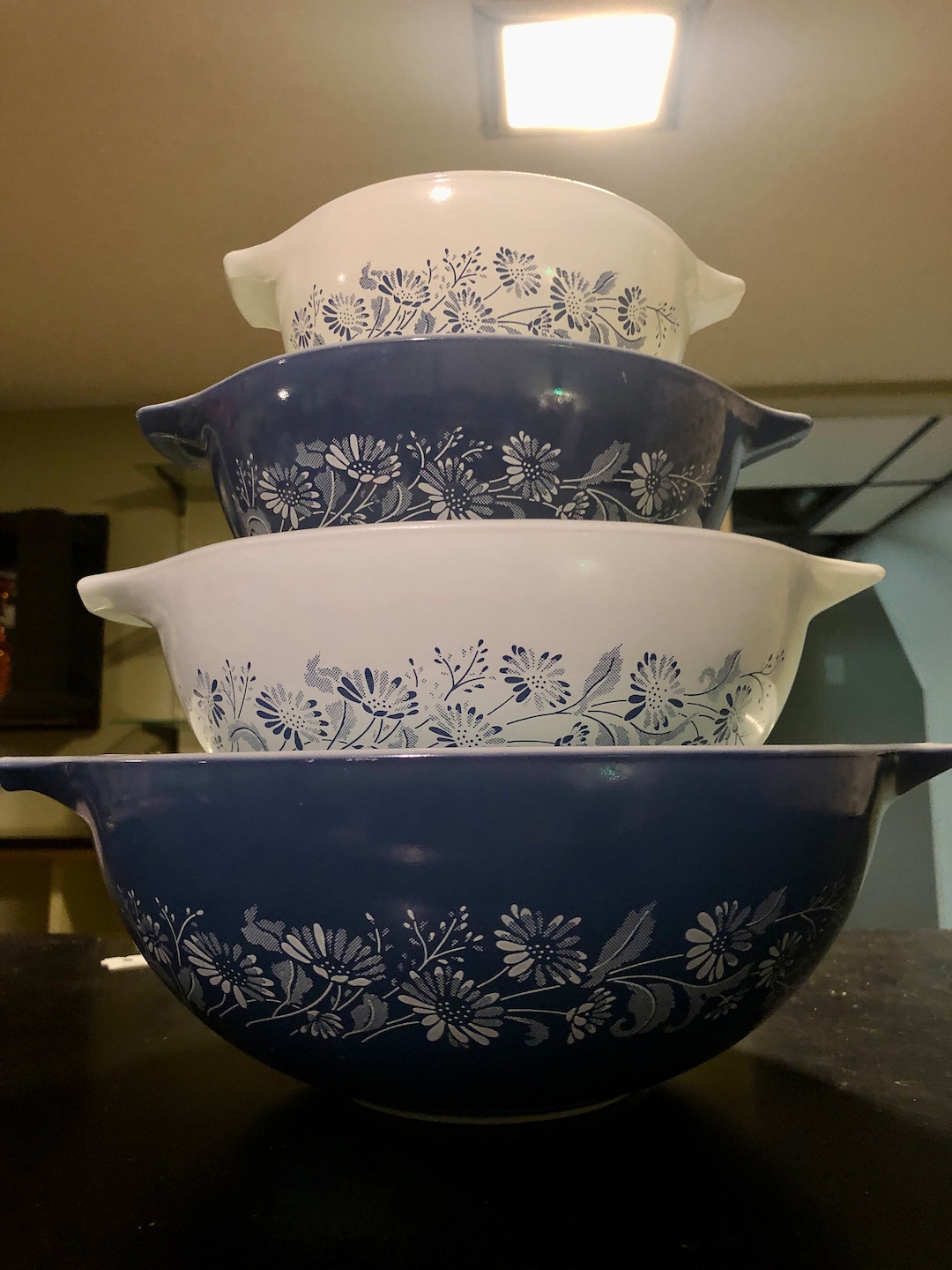 Vintage Pyrex Colonial Mist Cinderella Mixing Bowl Set 1983 - Etsy