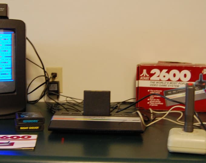 Working Atari 2600 Jr. in Original Box With 3 Games - Etsy