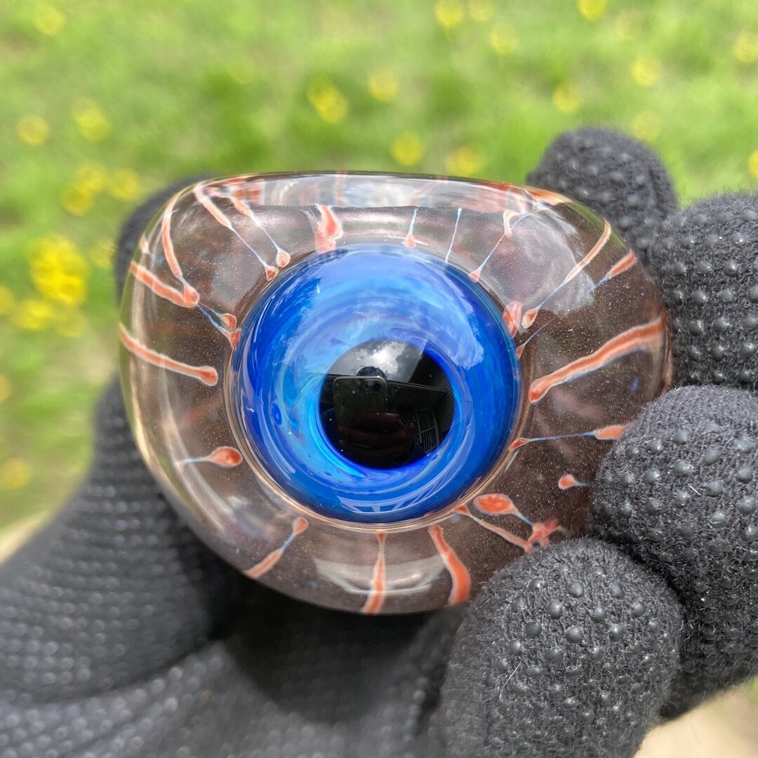 Eye Bowl Pipe Inside Out W/ Bloody Veins 3 Colors to Choose From - Etsy