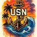 Chief Among Us Vinyl Sticker: Funny Navy Humor, Waterproof Military ...