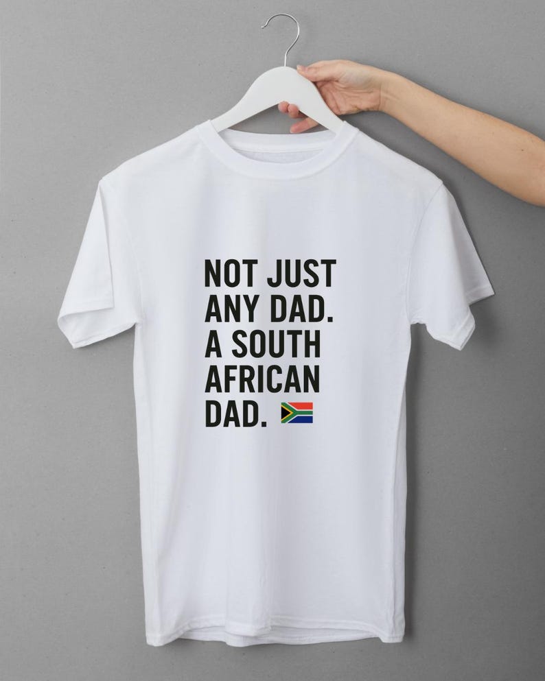 South African Dad T-shirts | Braai Shirts, Springbok Rugby, Patriotic ...