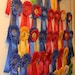 Custom Equestrian Hanging Ribbon Rack - 8 ROWS - Holds up to 72 Ribbons ...