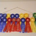 Custom Equestrian Hanging Ribbon Rack 2 ROWS Holds up to | Etsy