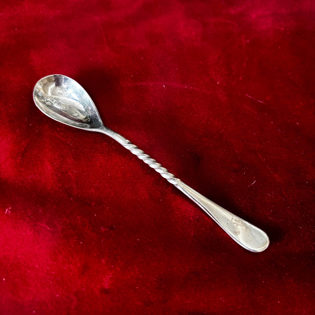 Antique B.S.CO.A1 Silver-plated Spoon | 4.5" | Early 20th Century - Etsy