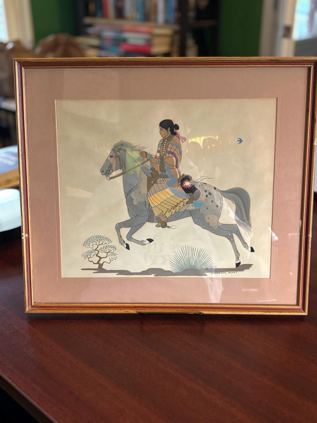 Harrison Begay Navajo Silk Screen Print | Tewa Enterprises | 16"x14 ...