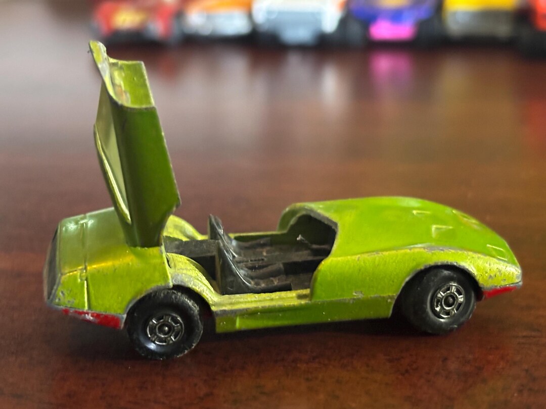 1970 Matchbox Superfast Dodge Charger Mk III: Green Lesney Diecast ...