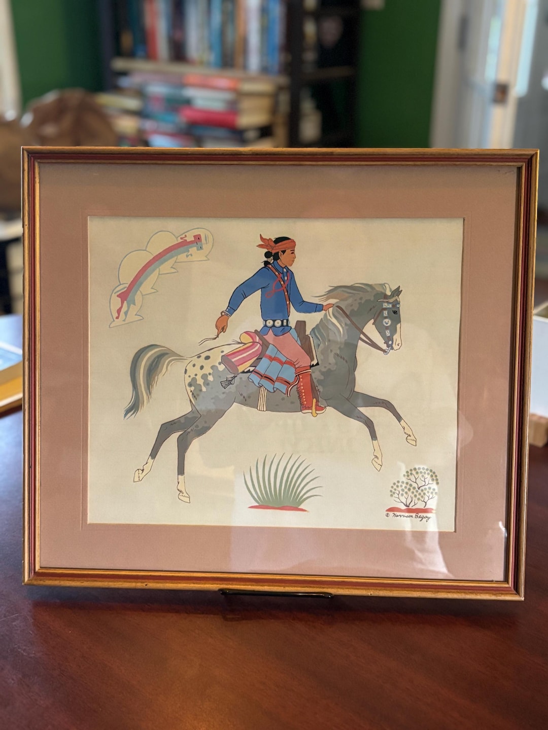 Harrison Begay Navajo Silk Screen Print | Tewa Enterprises | 16"x14 ...