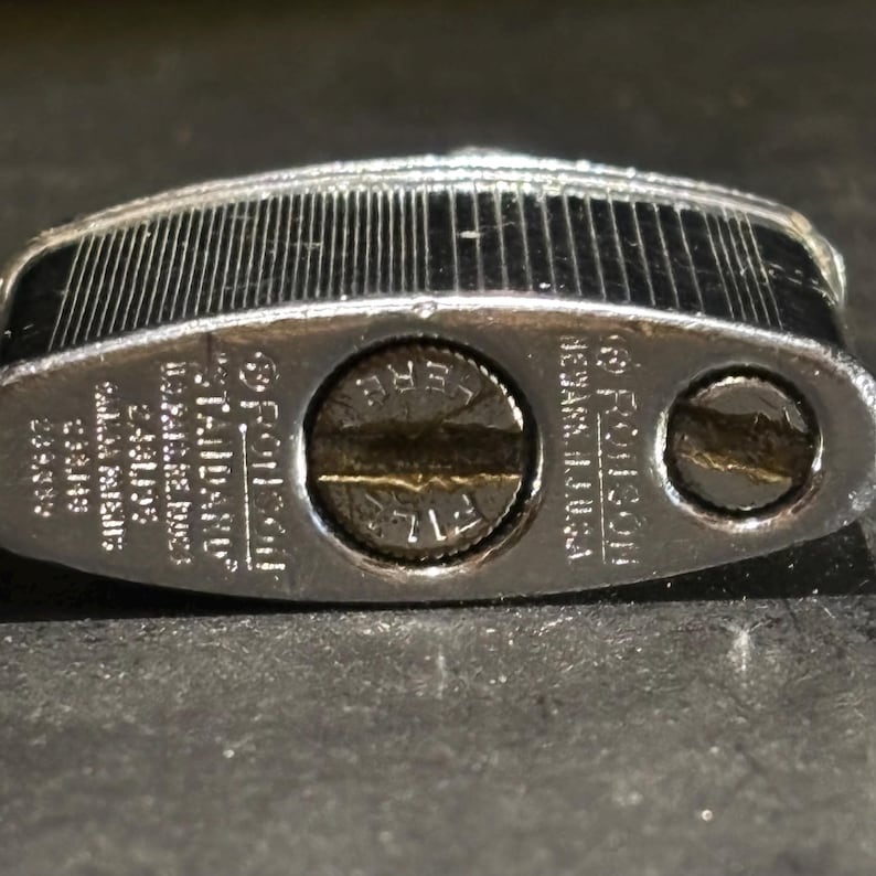 Vintage Ronson Standard Lighter – Engraved “DPF” With Atomic Design - Etsy