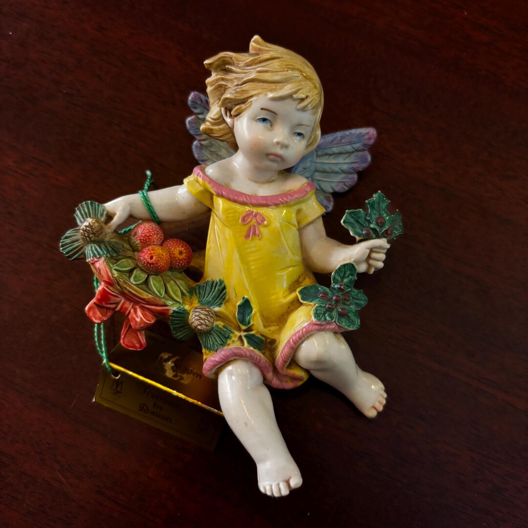 1988 Fontanini Angel Figurine: Signed E. Simonetti, Original Tag - Etsy
