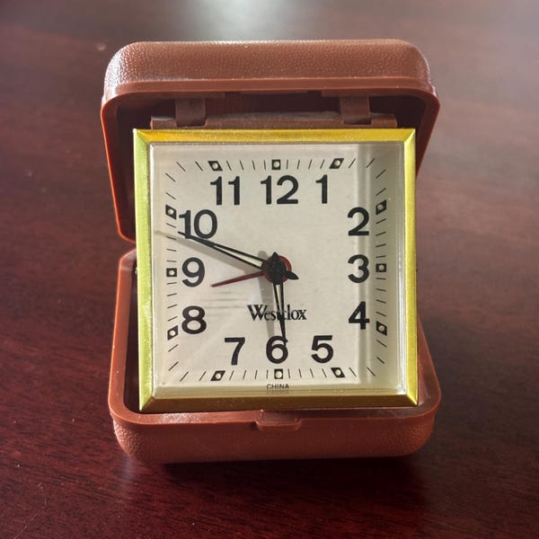 Vintage Travel Clock - Etsy