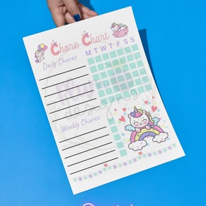 Unicorn Chore Chart, Magical Chore Chart, for Boys, for Kids, for Girls ...