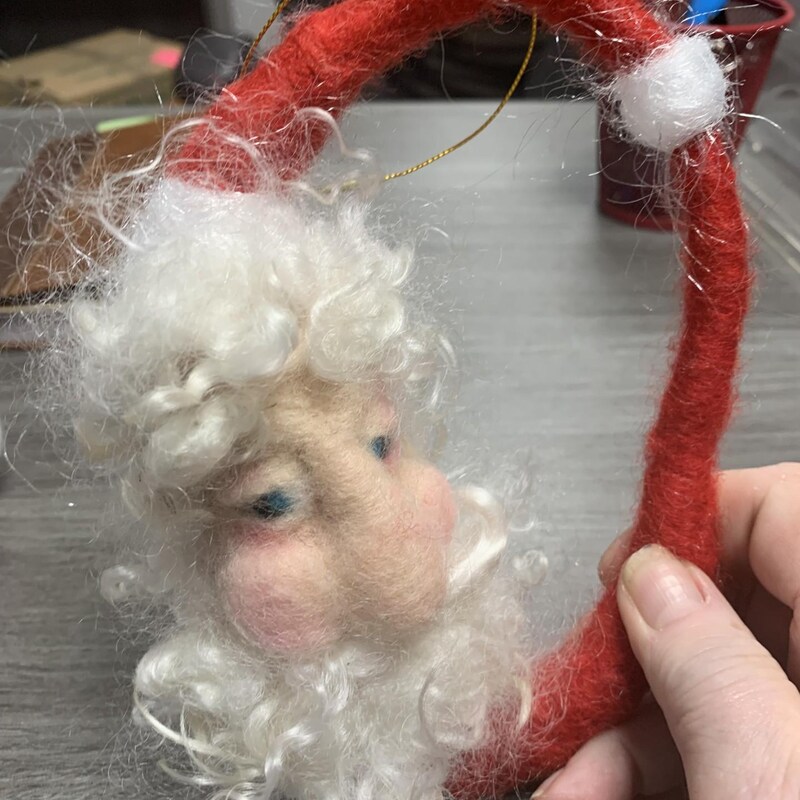 Needle Felted Santa - Etsy