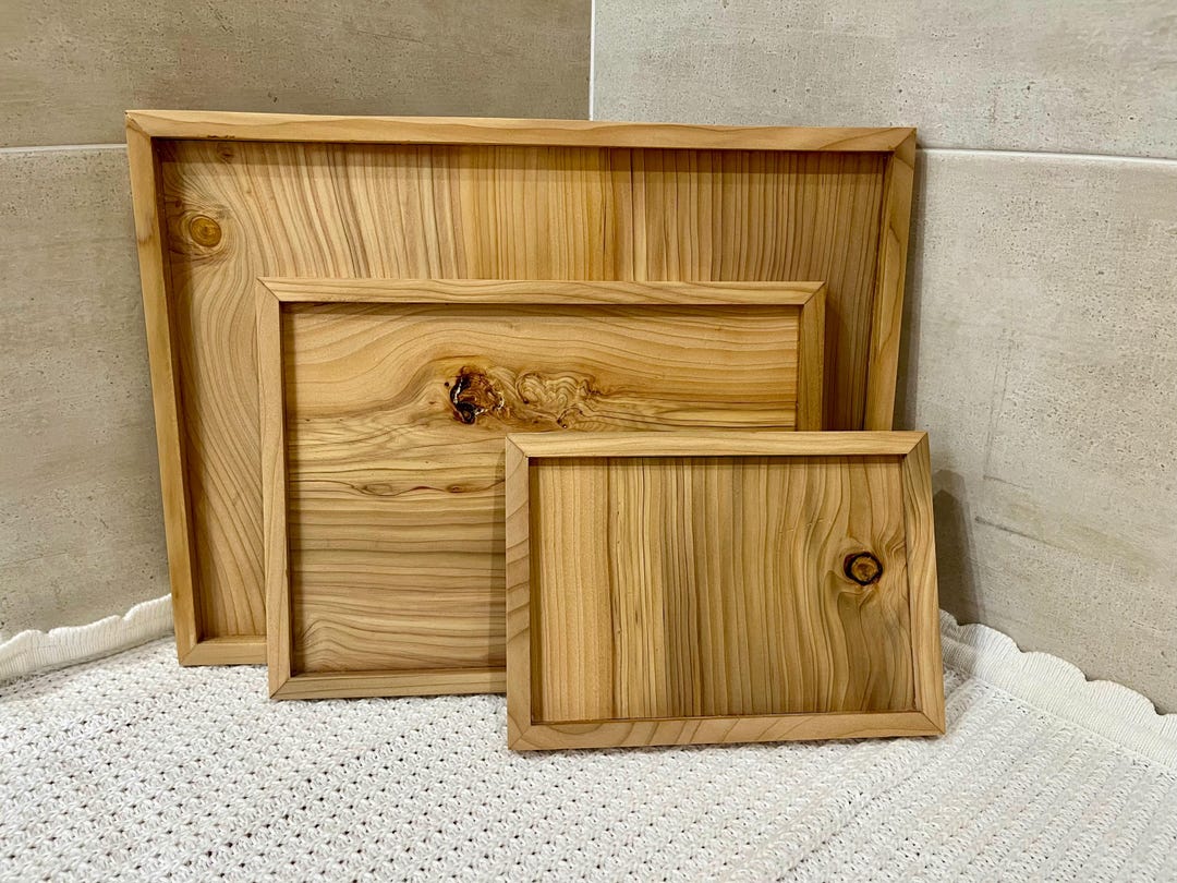 Handmade Lebanese Cedar Trays, Rectangular, Simple and Elegant. - Etsy