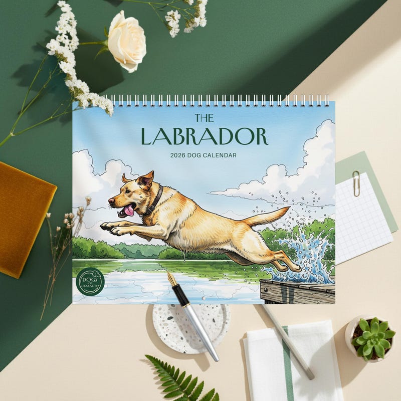 2026 Labrador Calendar - Etsy