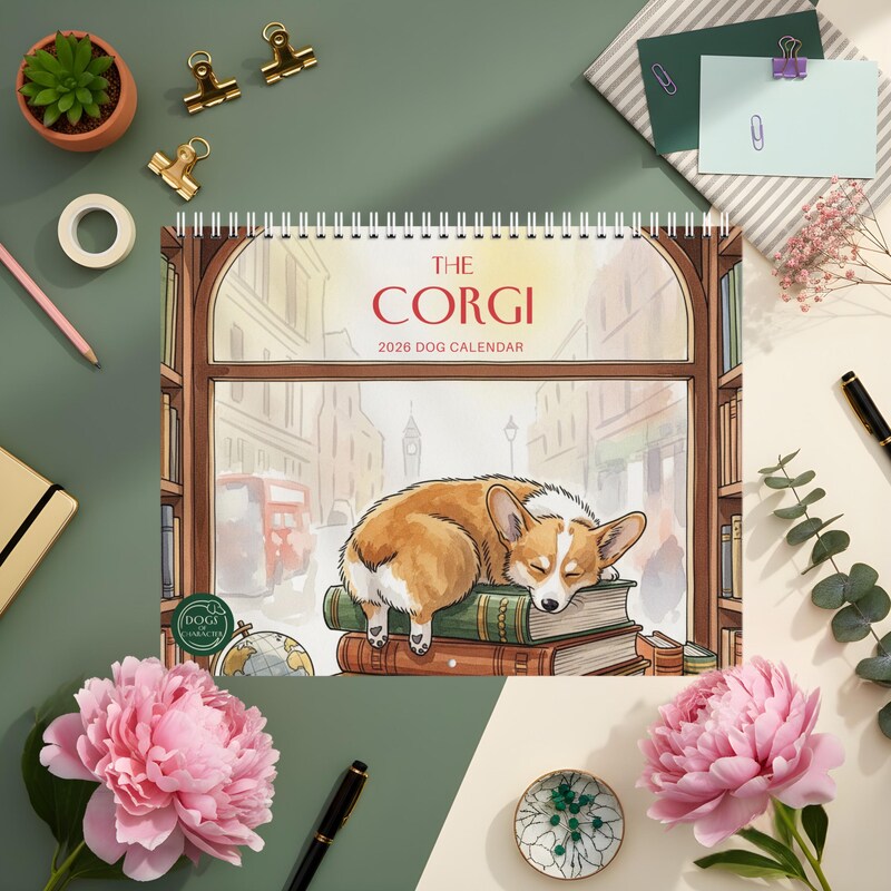 Corgi 2026 Calendar - Etsy