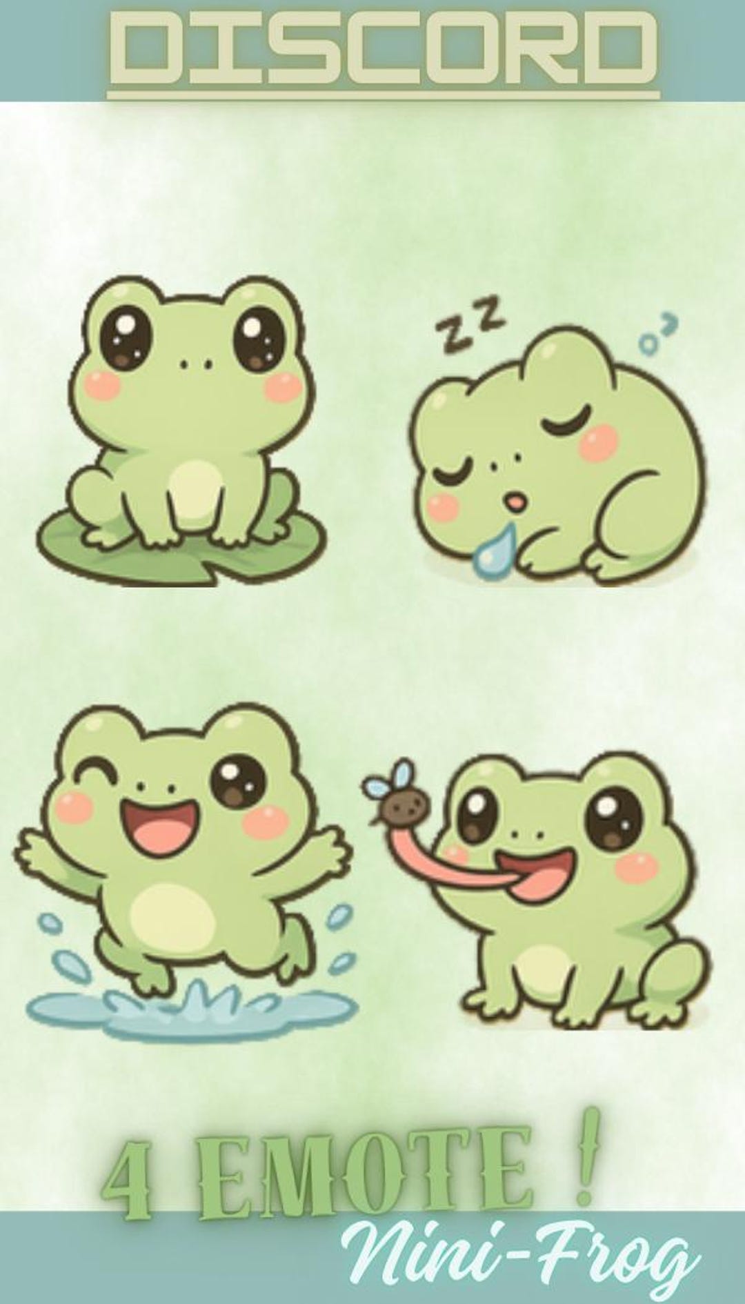 Emoji de sapo, sapo kawaii, emoji de sapo, emotes do Discord, emoji ...