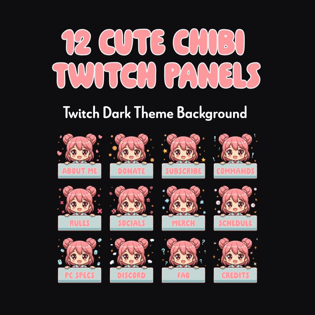 Cute Chibi Twitch Panels - Etsy