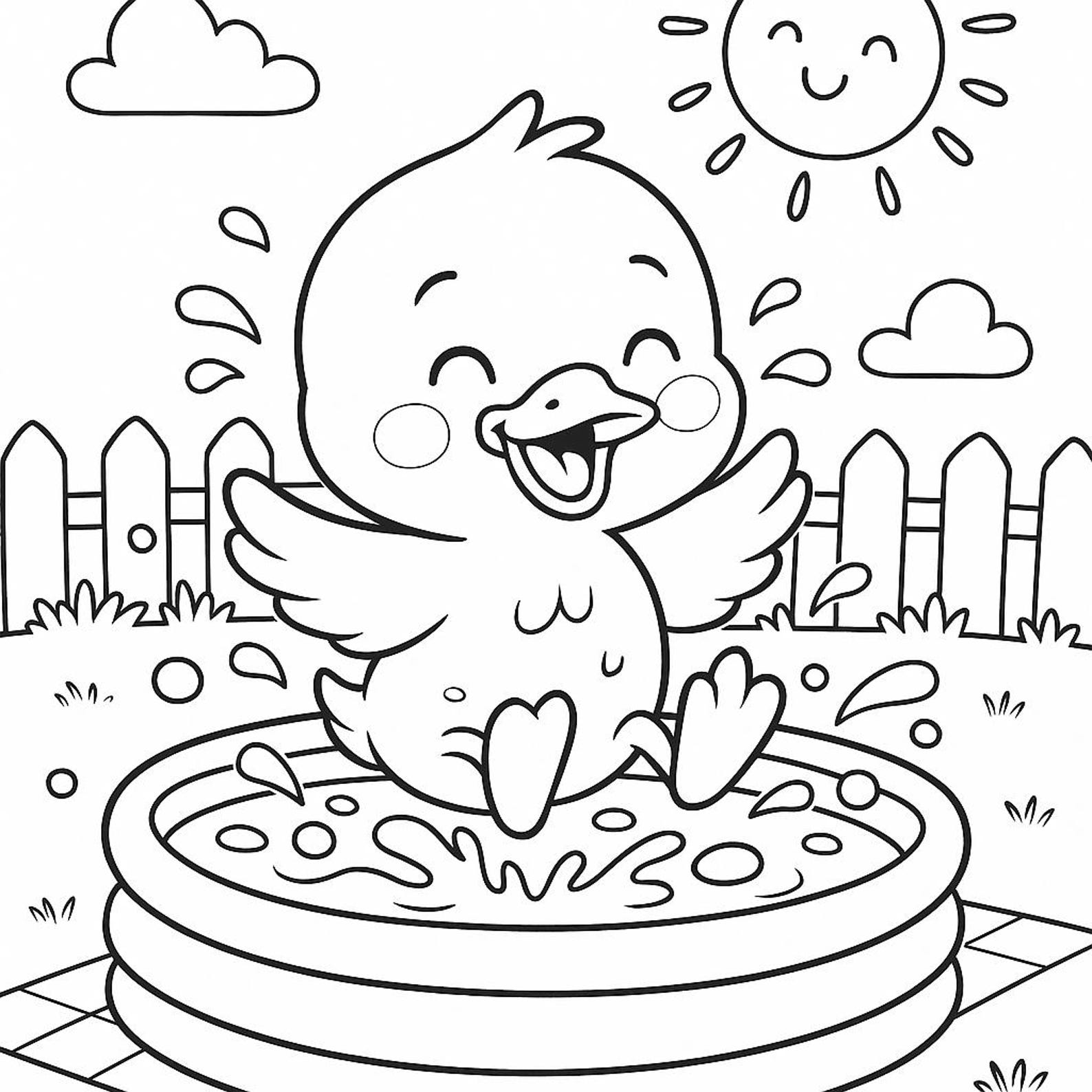 Summer Coloring Book for Kids | Cute Animal Coloring Pages | Toddler ...