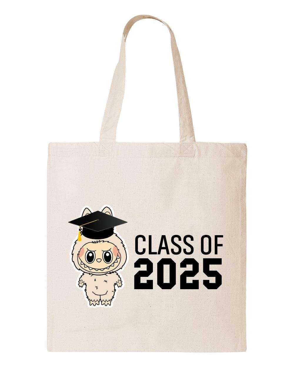 Labubu Graduation Tote Bags - Etsy