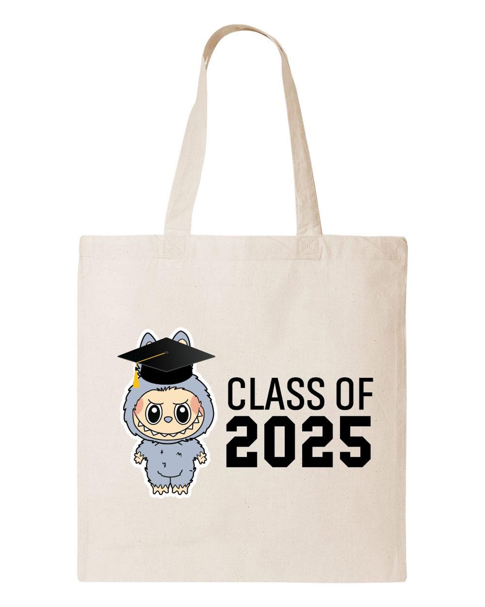 Labubu Graduation Tote Bags - Etsy