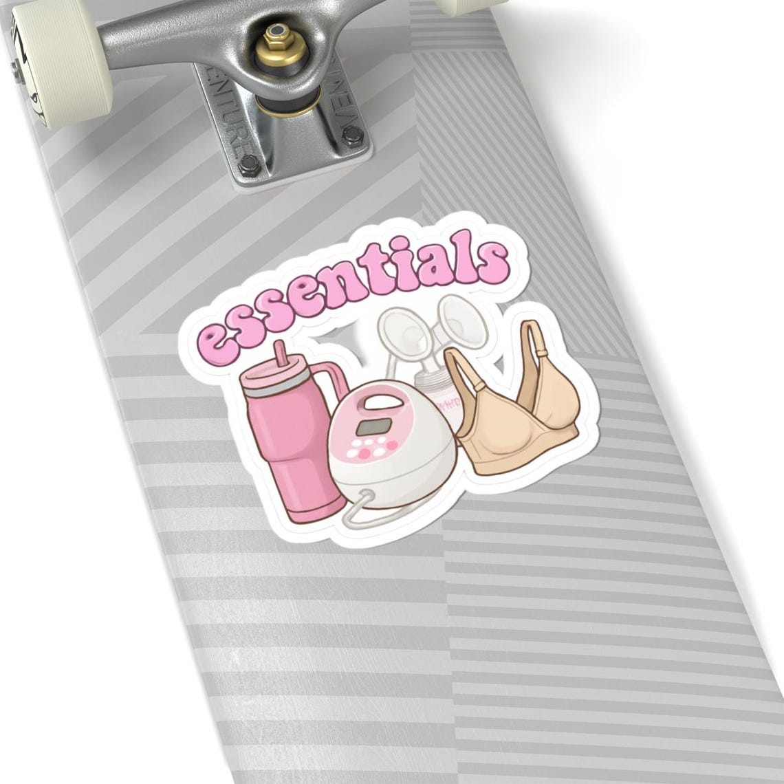 Mom Essentials Sticker - Breastfeeding Pump Water Bottle Bra Decal ...