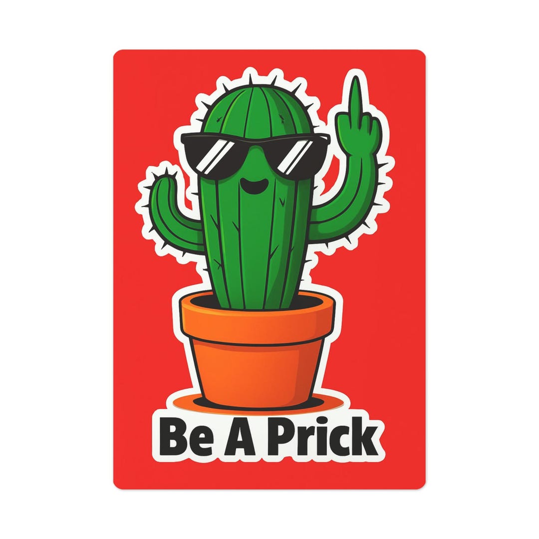 Cool Poker Cards Set - Playful Cactus Design, Fun Gift for Gamers ...